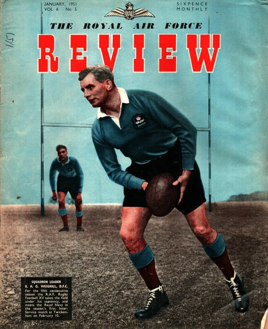 RAF REVIEW JAN 51_Eisenhower_Ww2 Richard Hillary_Wooden Horse Pow_White ...