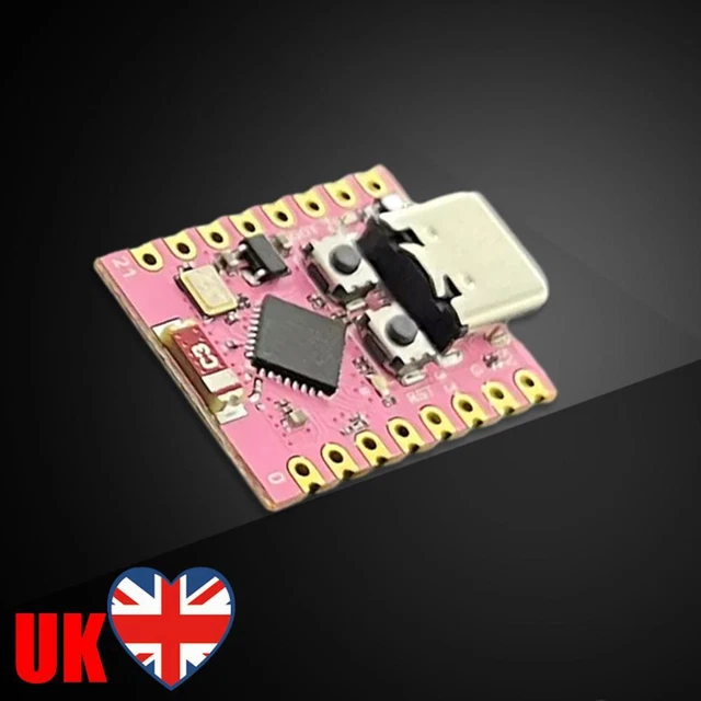 Esp32 C3 Dev Board 33 6v Power Supply Esp32 Supermini Low Power Pink