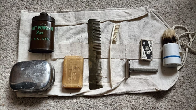 WW2 BRITISH ARMY Wash Kit , Ww2 British Wash Roll £85.00 - PicClick UK