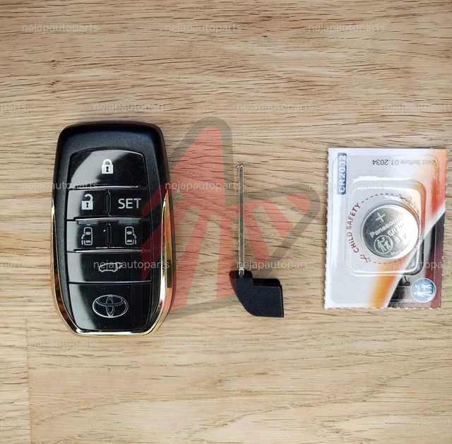 TOYOTA IMPORT VELLFIRE Alphard UNLOCKED JDM Key Remote Fob 14FAE 6 ...