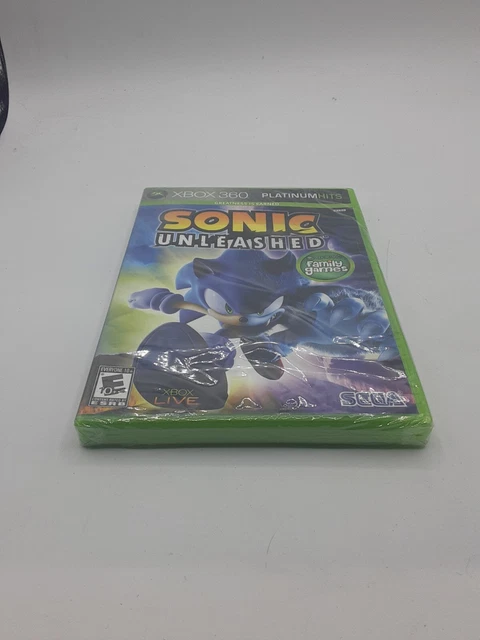 SONIC UNLEASHED MICROSOFT Xbox 360 Platinum Hits $19.99 - PicClick
