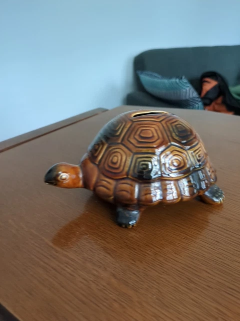 VINTAGE CERAMIC ARTHUR Wood Tortoise Money Box 1960s/70s £1.75 ...