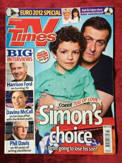 TV TIMES MAG 09/06/2012 Coronation Street Phil Davis Neil Stuke ...