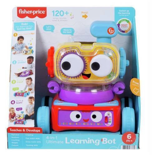 FISHER-PRICE 4-EN-1 ULTIMATE Learning Bot le nouveau copain de bébé ...