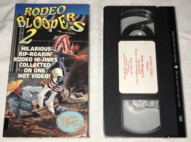 RODEO VIDEO INC. Presents Bloopers 2 VHS 1990 Snowflake AZ Movie Video ...