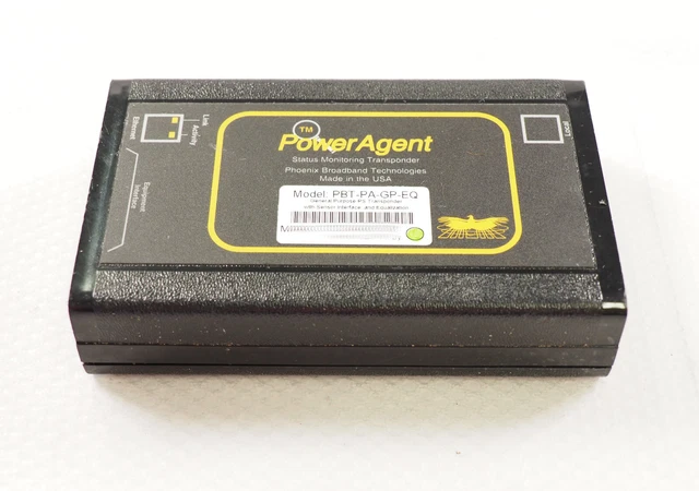 PHOENIX POWERAGENT PBT-PA-GP-EQ Status Monitoring Transponder w/Sensor ...