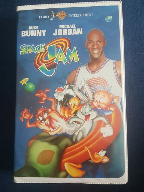 SPACE JAM VHS, 1997, Michael Jordan Bugs Bunny Clam Shell Good ...