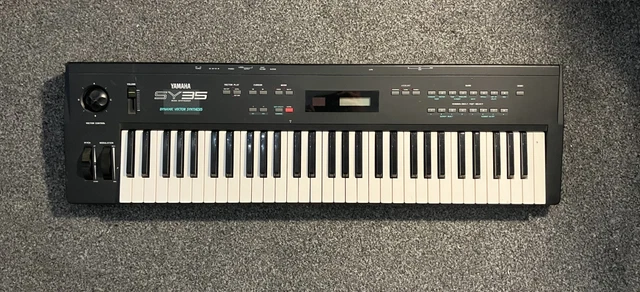 YAMAHA SY35 DYNAMIC Vector Synthesizer 1980s, Digital Polyphonic ...