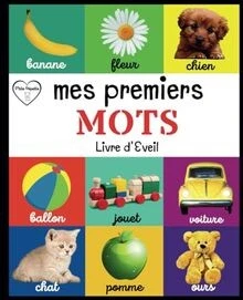 MES PREMIERS MOTS - Livre dÉveil: Imagier Bébé dès 10 moi... | Livre ...