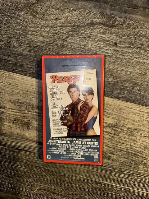 PERFECT VHS 1985 John Travolta Jamie Lee Curtis Watermarked New Sealed ...