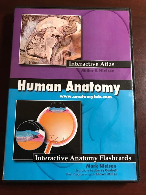 HUMAN ANATOMY - Interactive Atlas & And Flashcards $2.00 - PicClick