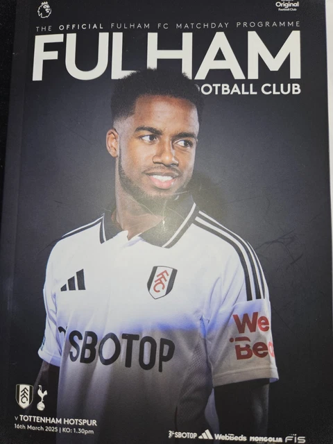 FULHAM FOOTBALL PROGRAMMES & teamsheet £3.84 - PicClick UK