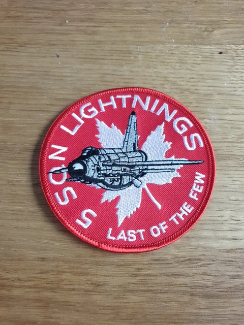 RAF 5 SQN English Electric Lightning RAF Binbrook Last Of The Few Patch ...