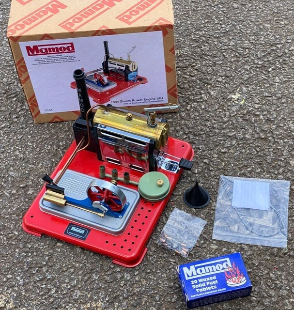 VINTAGE MAMOD SP4 Steam Engine In Original Box Live Steam Model Toy In ...