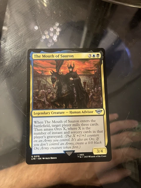 MTG CUSTOM MADE Mouth Of Sauron Commander Deck £16.00 - PicClick UK
