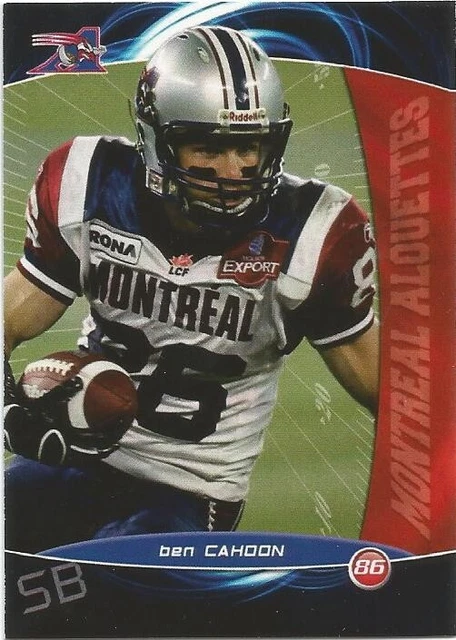 2008 EXTREME CFL Ben Cahoon Montreal Alouettes #2 (Brigham Young Byu ...