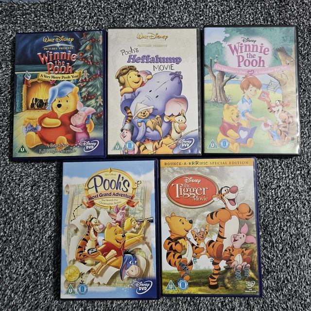 WALT DISNEY WINNIE The Pooh, Tigger & Piglet 5 DVD Collection Bundle ...