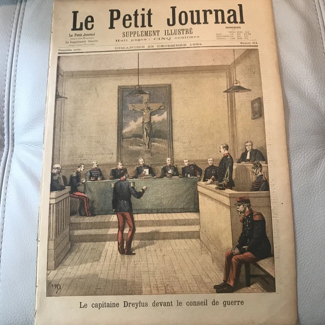 LE PETIT JOURNAL - Le Capitaine Dreyfus Devant Le Conseil De Guerre EUR ...