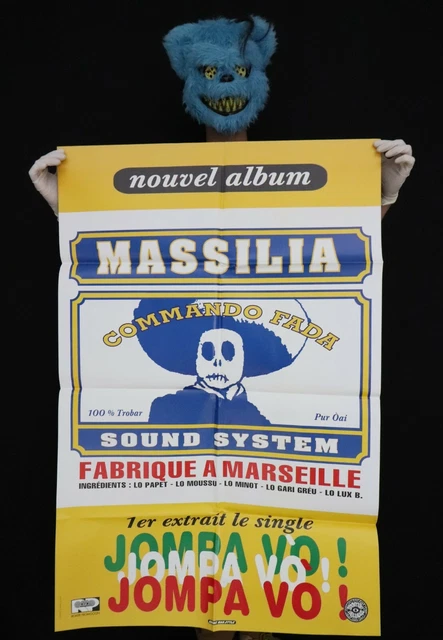MASSILIA SOUND SYSTEM - Affiche album Commando Fada - 1995 - 119 x 78 ...
