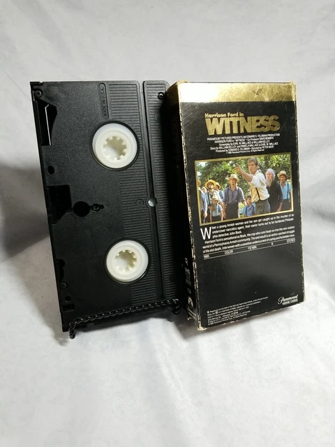 WITNESS (VHS, 1985) Paramount Special Collectors Series Harrison Ford ...
