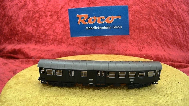 ROCO 02253S UMBAUWAGEN 4-achsig 2. Kl. Gepäckabteil DB Spur N 💥 Ep. III ...