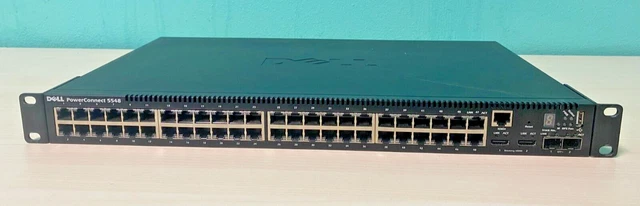 DELL POWERCONNECT 5548 48-Port Gigabit Ethernet Network Switch $139.99 ...