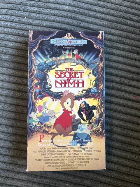 VINTAGE THE SECRET Of Nimh VHS Video 1982 Movie Animated Cartoon MGM UA ...