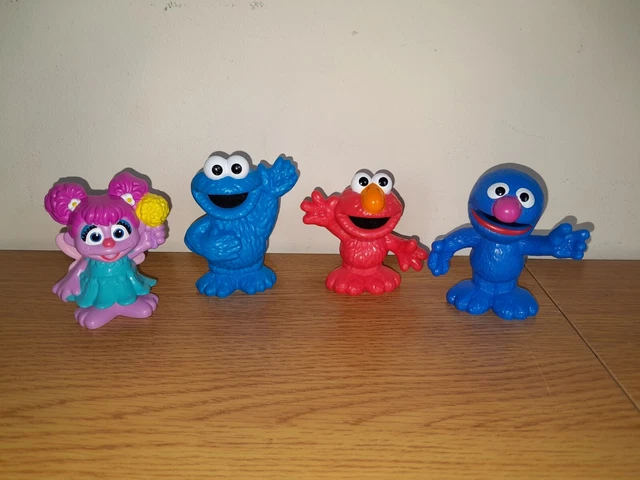 SESAME STREET FIGURES Toys Elmo Cookie Monster Grover Abby Cadabby £5. ...