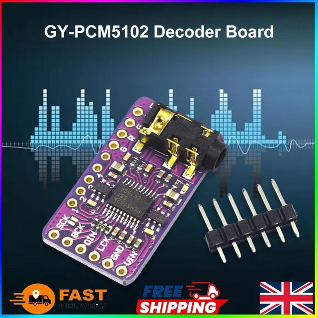 GY-PCM5102 DAC DIGITAL-TO-ANALOG Converter Voice Module I2S IIS for ...