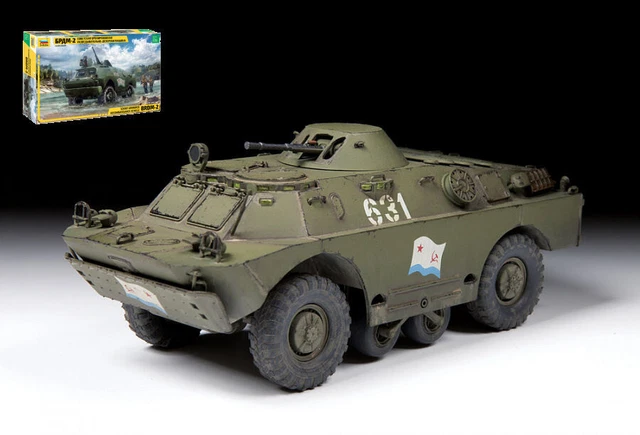 MODELLINO MODEL KIT di montaggio carri armati tank Zvezda BRDM-2 RUSSIAN ARM... EUR 31,35 ...