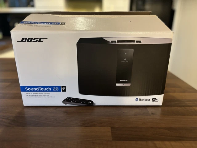 BOSE SOUNDTOUCH 20 Series III 3 WiFi Bluetooth Music Speaker System Black £179.95 - PicClick UK