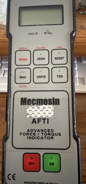 MECMESIN ADVANCED FORCE /Torque indicator AFTI $25.00 - PicClick