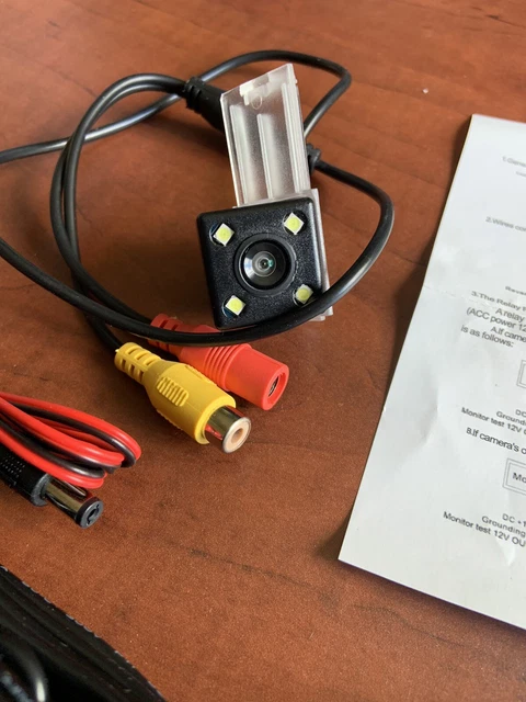 POUR PEUGEOT 508 Caméra de Recul Caméra Arrière Kit Complet Avec Notice ...