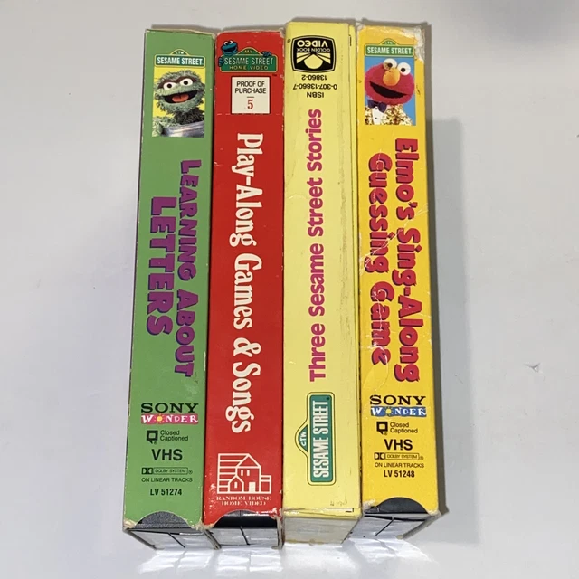 SESAME STREET VHS Lot of 3 - Tested And Working £17.26 - PicClick UK