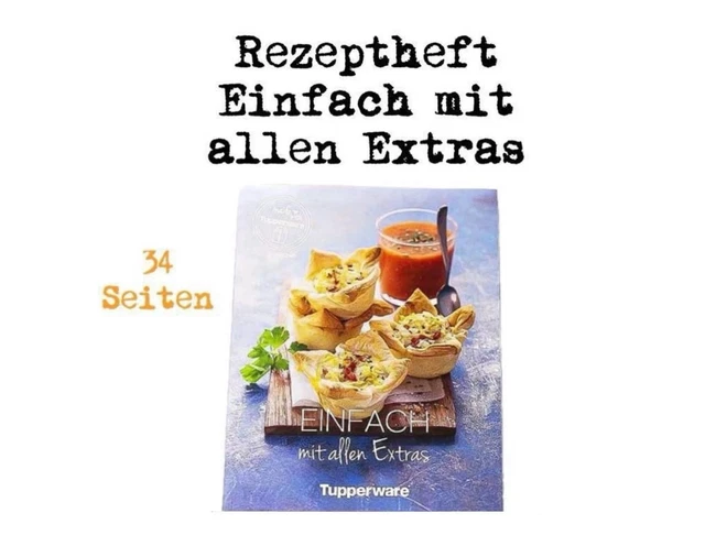 TUPPERWARE REZEPTHEFT REZEPTBUCH Einfach Mit Allen Extras, Sonic Buch 🍀 ...