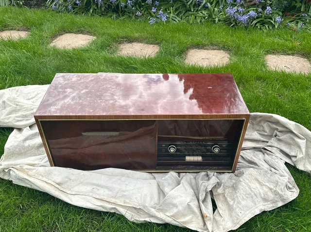 VINTAGE 1960S PHILIPS Radiogram Including Turntable Collectable Mid ...