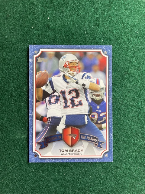 2013 TOPPS LEGENDS In The Making Tom Brady # New England Patriots ...