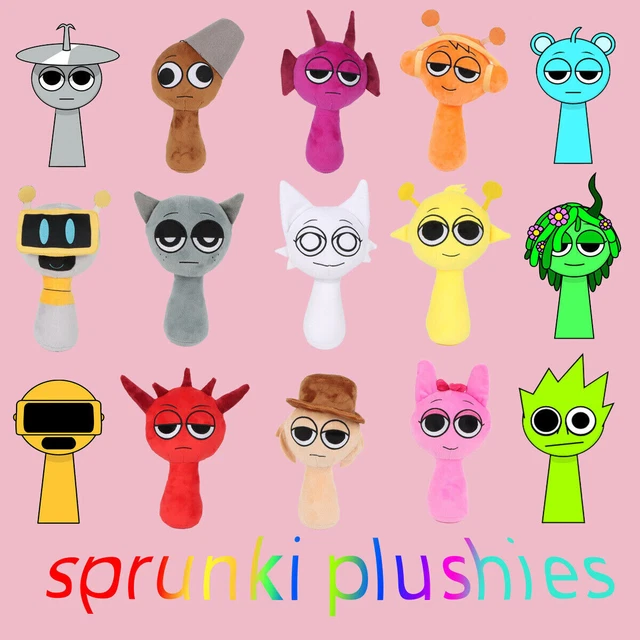 NEW SPRUNKI PLUSH Toy Simon Oren Winda Sprunki Character Doll Plush ...