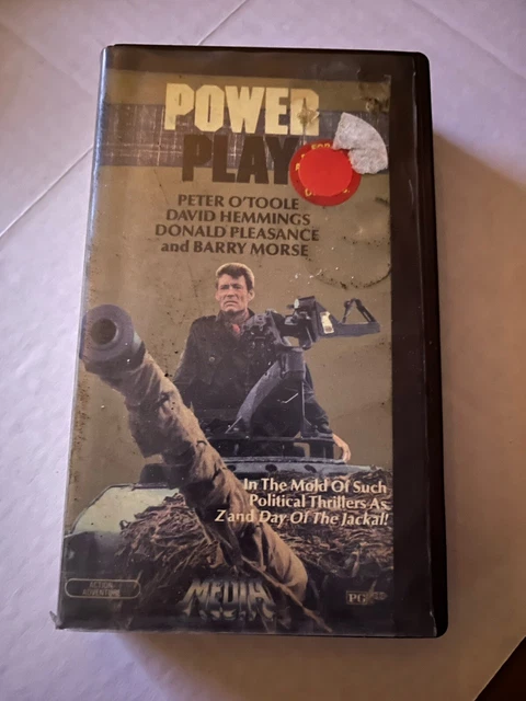 POWER PLAY VHS Peter O’Toole, Donald Pleasance 1988 Action Adventure £ ...