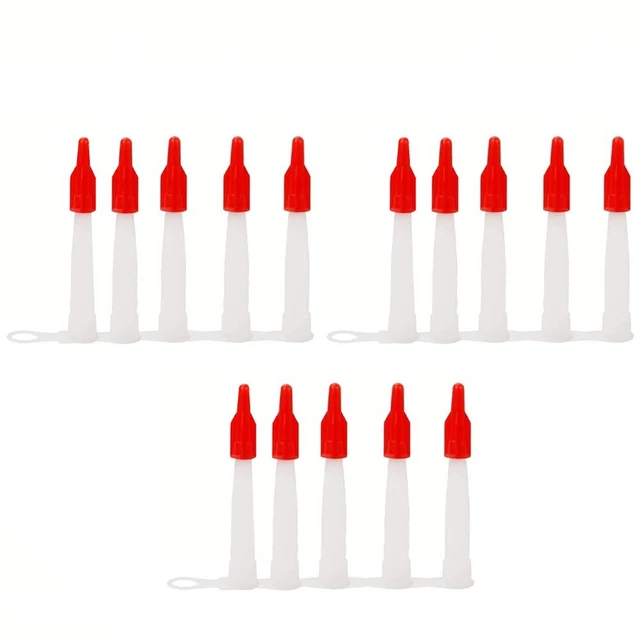 RED NOZZLE CARTRIDGE Spare Silicone Tube Nozzle Cap for Airtight ...