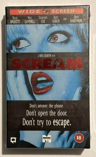 SCREAM VHS WIDESCREEN SPECIAL LIMITED EDITION BOX 1996 Wes Craven ...