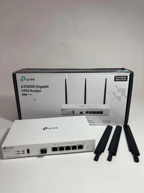 TP-LINK FESTA FR365, AX3000 WiFi 6 VPN Router, Up to 5 Gigabit WAN + 1 ...