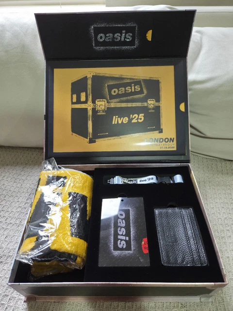 OASIS LIVE 2025 Rare VIP Merchandise Box Wembley 27/9/2025. * NEW ...