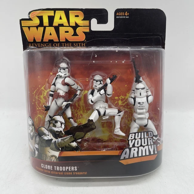 STAR WARS REVENGE of the sith clone troopers build your army figures £ ...