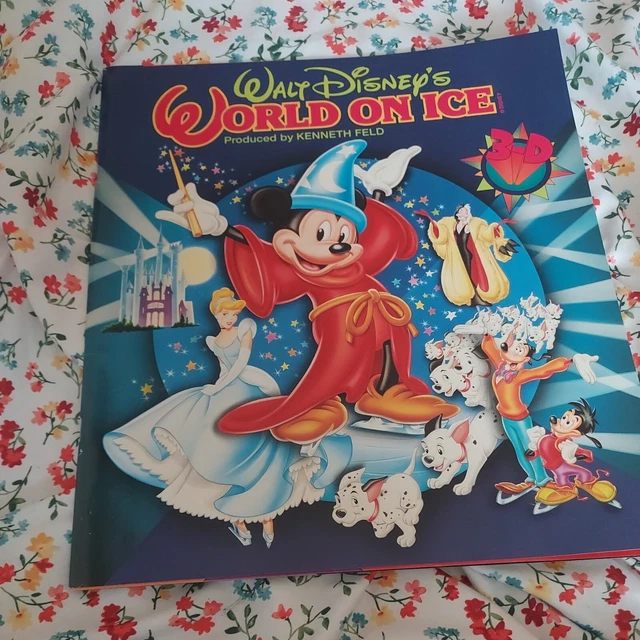 WALT DISNEY WORLD On Ice Book 1995 Vintage Program Guide £12.01 ...
