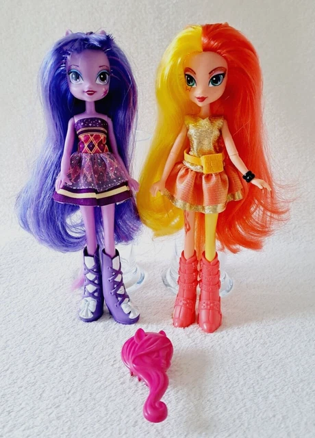 MY LITTLE PONY Equestria Girls Twilight Sparkle & Sunset Shimmer Dolls £8.50 - PicClick UK