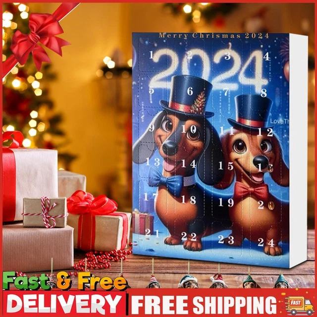 ADVENT CALENDAR 2024 Cute Christmas Countdown Calendar Gift for Kids ...