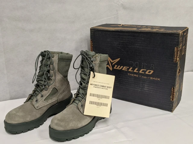 U.S ARMY WELLCO Gore-Tex Waterproof Air Force Combat Boots Size US 6 ...