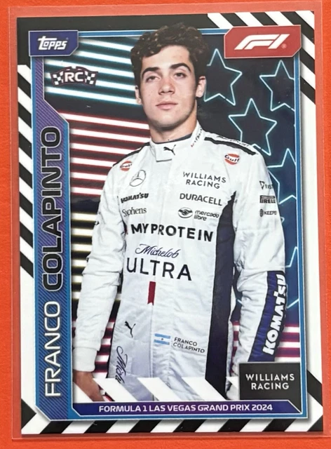 TOPPS 2024 FRANCO Colapinto Exclusive- Las Vegas Grand Prix £30.00 ...