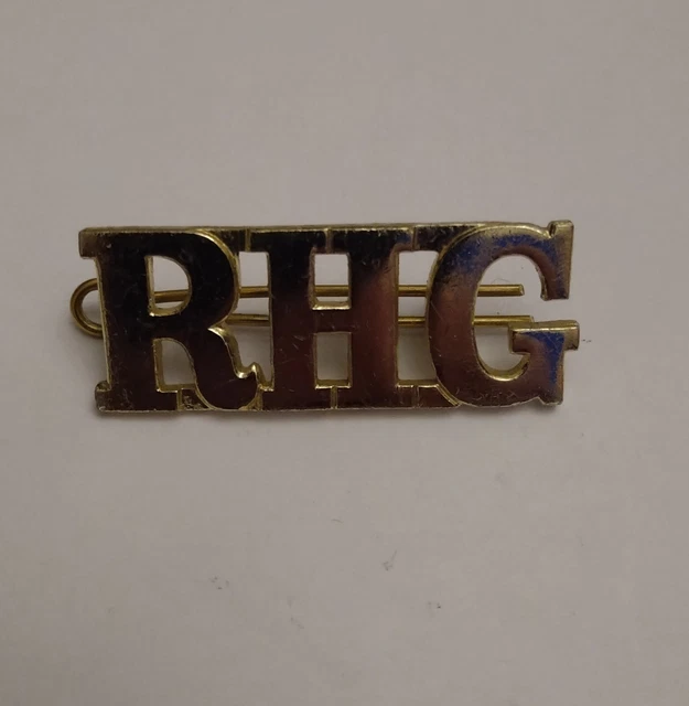 ORIGINAL ROYAL HORSE Guards RHG Regiment Shoulder Title Badge £5.81 ...